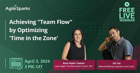 Free Webinar On Team Flow In Agile And Safe Agilesparks Posted On The Topic Linkedin