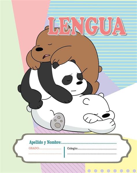 Caratula De Lengua Para Imprimir
