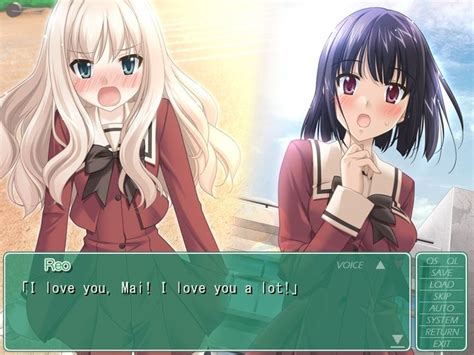 Mai X Reo Yuri Anime Cute