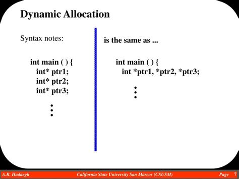 Ppt Pointer Dynamic Allocation Powerpoint Presentation Free Download Id6255650