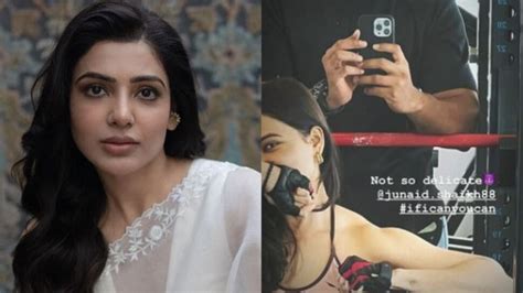 Samantha Ruth Prabhu Flaunts Her Muscles In New Pic Says Shes Not So Delicate Days After
