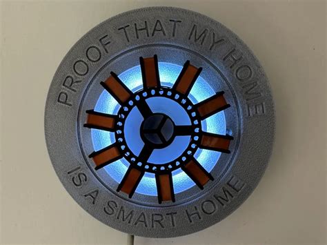 Home Assistant Voice Pe Arc Reactor Mod By Delphiki Makerworld Download Free 3d Models