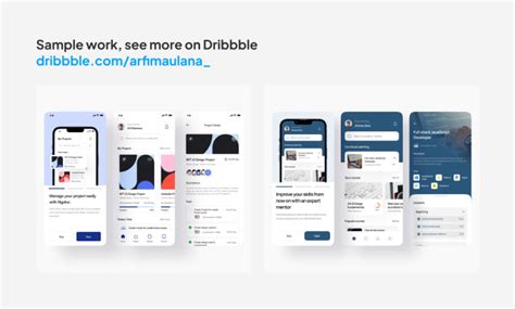 Design A Modern And Clean Ui Design For Your Mobile App By Arfimaulana Fiverr