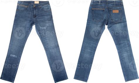 Jeans Front And Back Isolated 10135589 Png