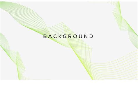 Free Vector Green Curve Background