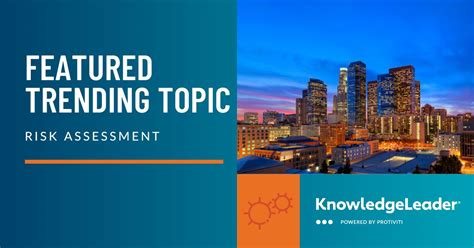 Learn About Risk Assessment Tools On Knowledgeleader Jeremy Trimble