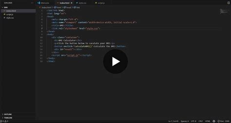 webdevelopment javascript bmicalculator codingjourney html css