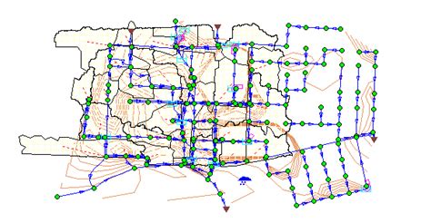 Elevation Interpolation From A Contour In H2omap Swmm Swmm5 Icm Swmm