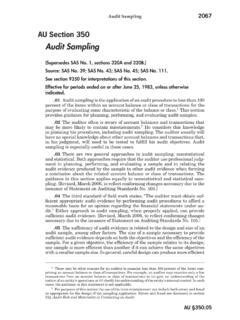 Audit Sampling AICPA Audit Sampling Aicpa Pdf PDF PRO