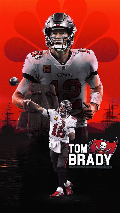 Home And Living Prints Tom Brady Tampa Bay Buccaneers Iphone 12 Wallpaper