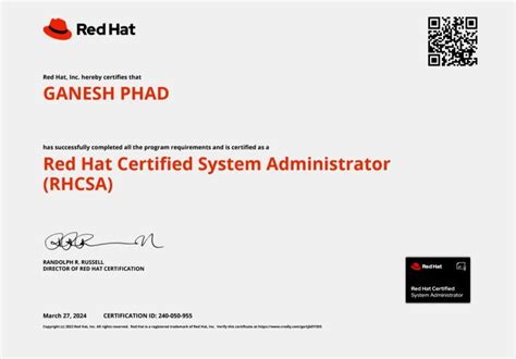 Ganesh Phad On Linkedin Rhcsa Certification
