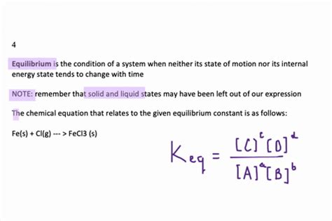 Chemical Equilibrium Chemistry Matter And Chang