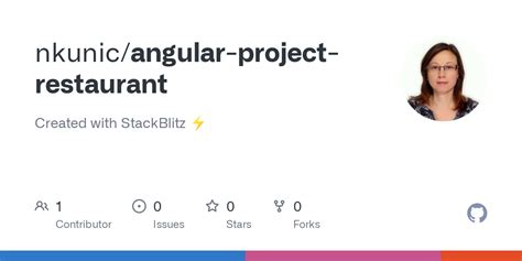 Github Nkunicangular Project Restaurant Created With Stackblitz ⚡️