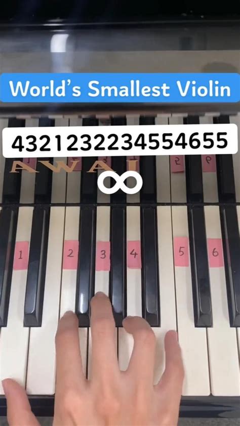 Worlds Smallest Violin I Piano Lessons I Piano Key Aprendendo A