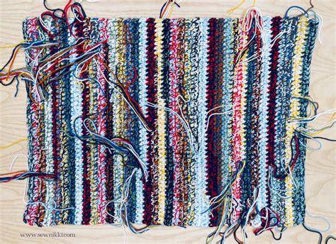 Free Crochet Rectangle Rug Pattern