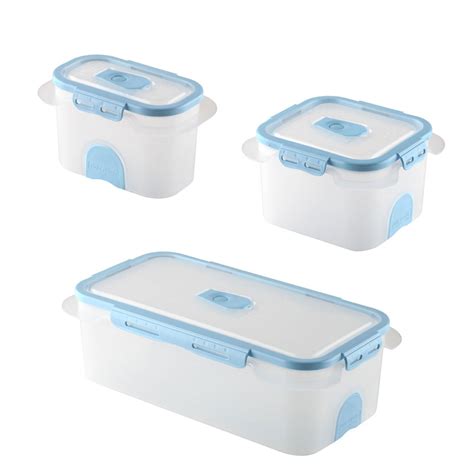 Storage Container Set 3 Piece Pacnvac