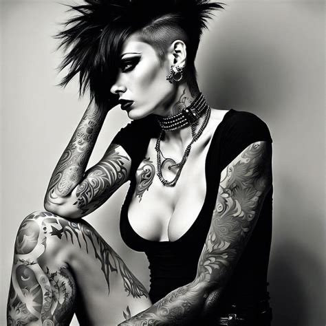 Tattooed Punk Beauty By Wooki7874 On Deviantart