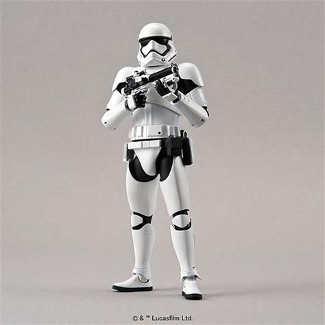 Bandai Ban203217 1 By 12 Scale First Order Stormtrooper Model Kit From
