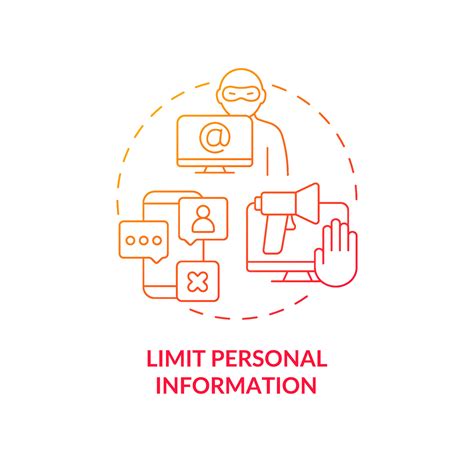 Personal Information Limitation Concept Icon Protecting Information