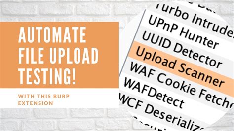 Upload Scanner Burp Extension Level Up Your File Upload Hacking Skills Bugbounty Upload