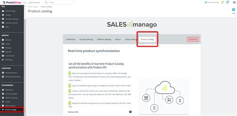 Configure Real Time Product Catalog Synchronization Through Ecommerce Plugins Support