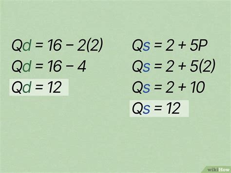 How To Find Equilibrium Quantity Formulas Examples