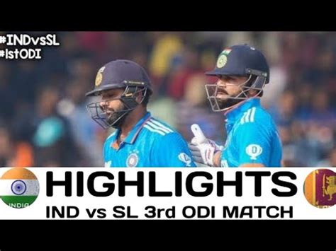 India Vs Srilanka 3rd ODI Match Highlights 2024 ll Ind vs Sl Highlights ...