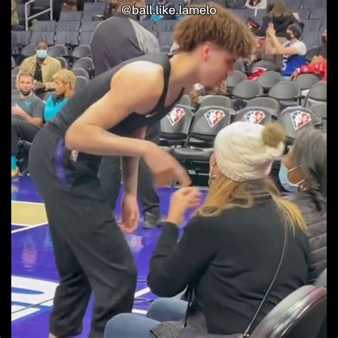 Lamelo Ball At The Arena Today Artofit