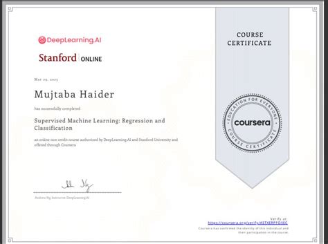 Machinelearning Datascience Artificialintelligence Coursera Mujtaba Haider