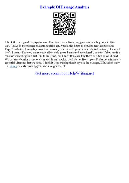 Journal Article Analysis Essay Example Pdf