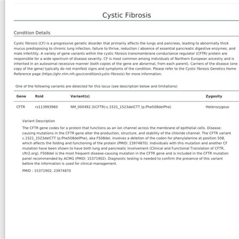 Dna Health Report Result Interpretation Rgenomics