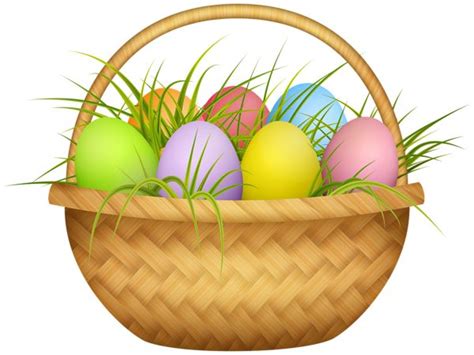Easter Basket Clip Art Bunny In The Easter Basket Free Vector