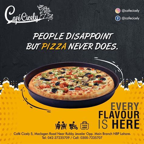 Cafe Cicely Sometimes You Only Need A Pizza 🍕 Facebook