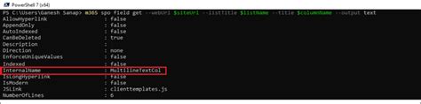 how to find the internal name of columns in sharepoint online ganesh