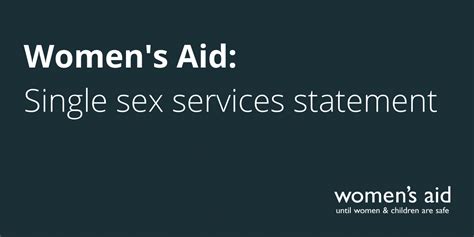 Women S Aid Single Sex Services Statement Womens Aid