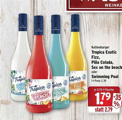Tropica Exotic Fizz Piña Colada Sex On The Beach Oder Swimming Pool Angebot Bei Wasgau