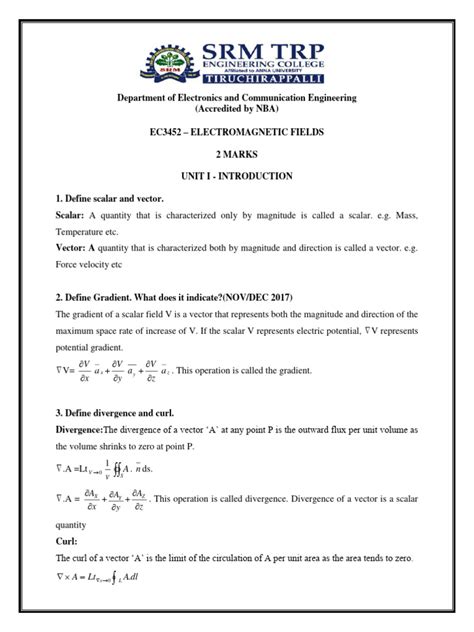 2 Marks Download Free Pdf Magnetic Field Inductance