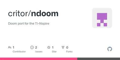 GitHub Critor Ndoom Doom Port For The TI Nspire