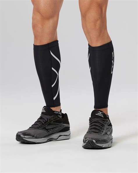 Компрессионные гетры 2XU, Compression Calf Guard, L, черный – низкие ...