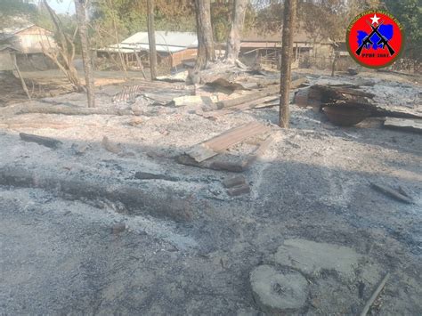 ပေါင်းတည်မြို့နယ်အတွင်းက ကျေးရွာတွေကို လိုက်လံမီးရှို့နေတဲ့ စစ်ကြောင်းကို Pdf တိုက်ခိုက်