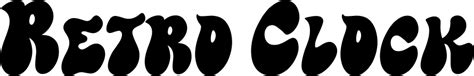 Retro Clock Font Fonts U Com