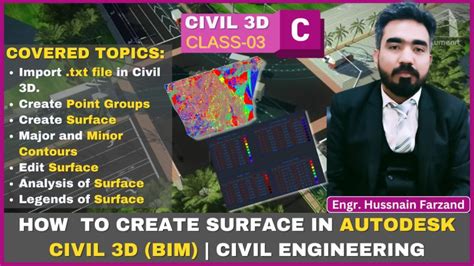 Hussnain Farzand On Linkedin Civilengineering Autodeskcivil3d Bim Surfacecreation