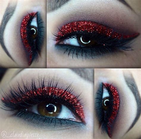 Pin By Taylor On Wedding Makeup Red Eye Makeup Day Eye Makeup Eye