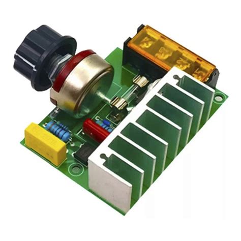 Módulo Dimmer Ac 220v 4000w Com Fusível Eletrogate 12 Anos