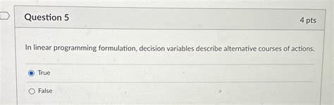 solved question 54 ﻿ptsin linear programming formulation