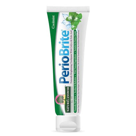 Benefits Of Natures Answer Periobrite Toothpaste Red23 Elite Health Products
