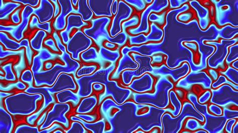Vibrant Flowing Abstract Background Intertwined Organic Shapes In Red And Blue Create A