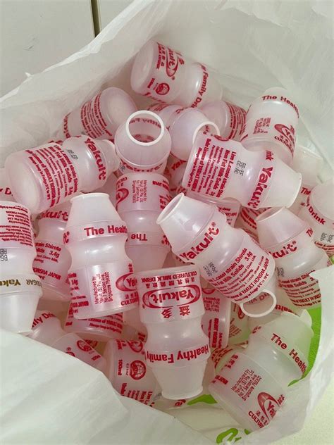 Empty Yakult Bottles Furniture And Home Living Kitchenware And Tableware