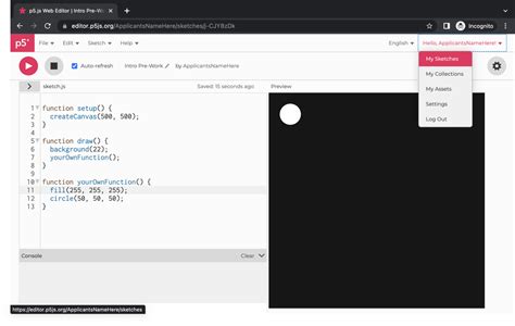 Intro To Programming Pre Work Assignment Code The Dream