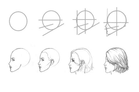 Как рисовать профиль